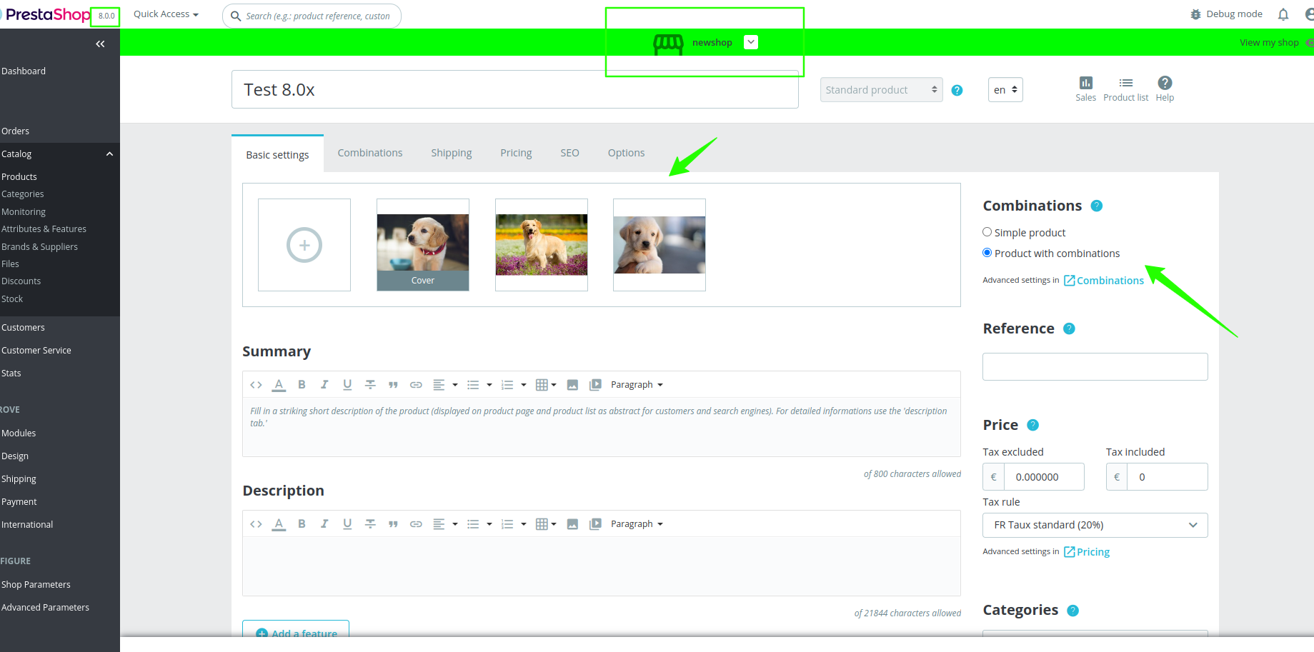 Issue for product variation multistore prestashop 1.7.8.7 with product ...