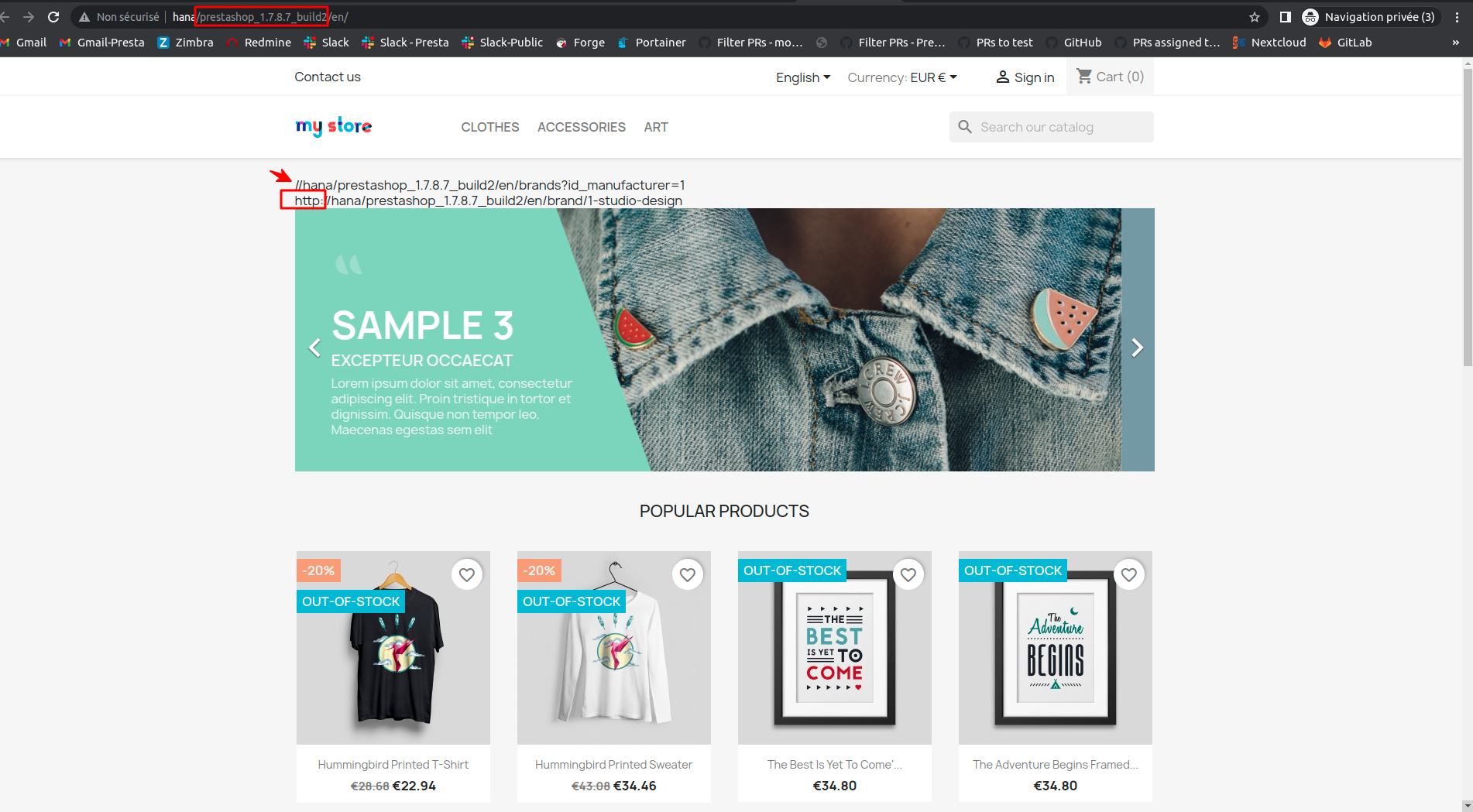 {url} helper generate the manufacturer url without rewrite rules · Issue #30313 · PrestaShop ...