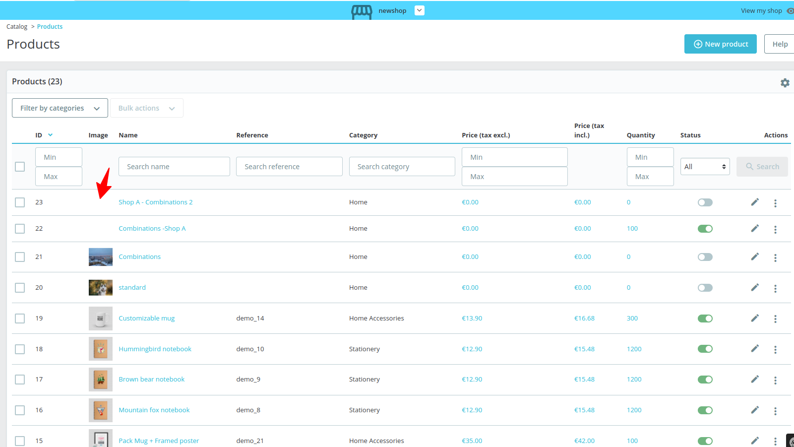 BO - Multistore - Product V2 - The image of product is not displayed when preview the product ...