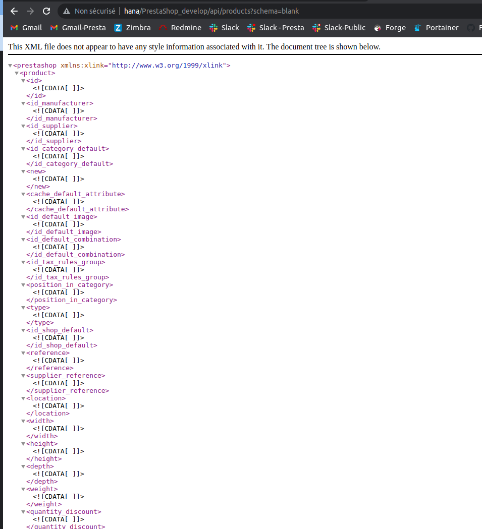 Error 500 trying to fetch blank schema of products · Issue #31263 · PrestaShop/PrestaShop · GitHub