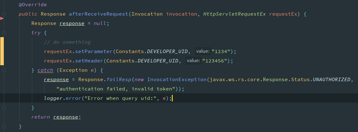 为什么在过滤器中，无法向HTTP请求头添加参数？ · Issue #1509 · apache/servicecomb-java-chassis · GitHub