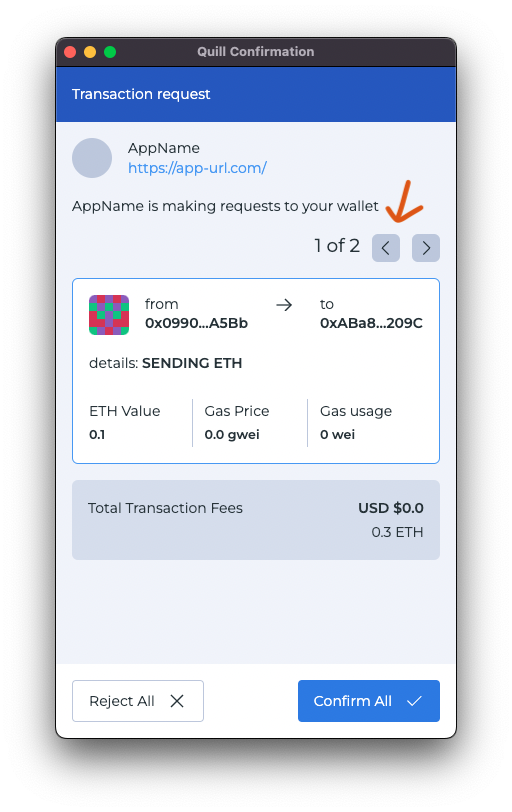 Bug: Clicking back arrow on tx confirm dialog shows invalid 0th tx · Issue #327 · getwax/bls ...