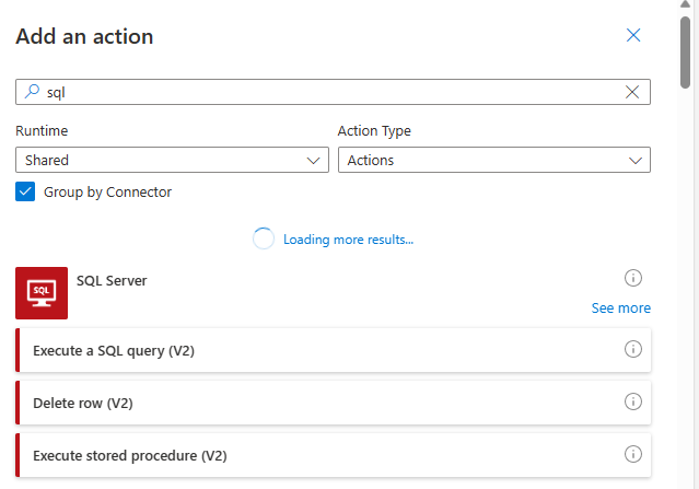 Gateway Selection Is Required Once You Create A New Sql Authentication Api Connection Via Shared