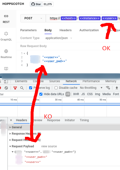 can't use an environment variable in request body · Issue #1834 · hoppscotch/hoppscotch · GitHub