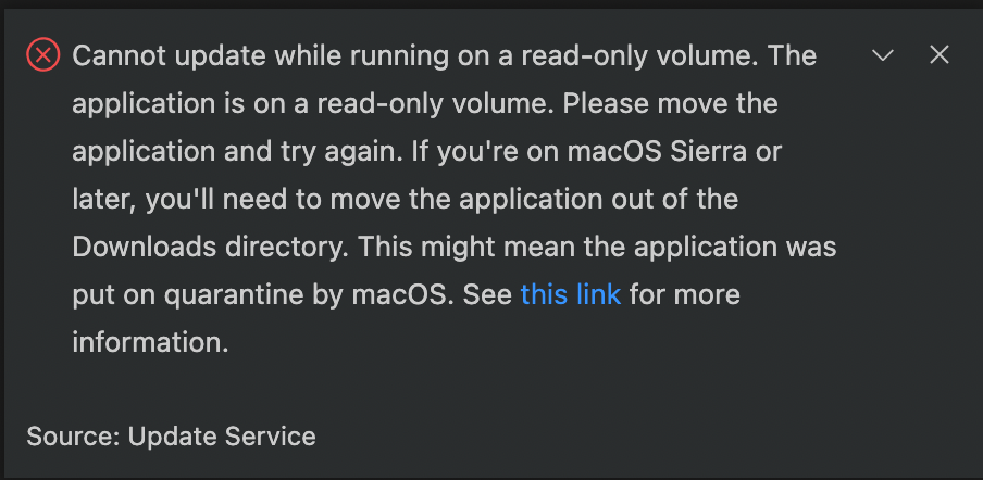 I Need To Update Vsc But Im Using Latest Version · Issue 138480 · Microsoftvscode · Github