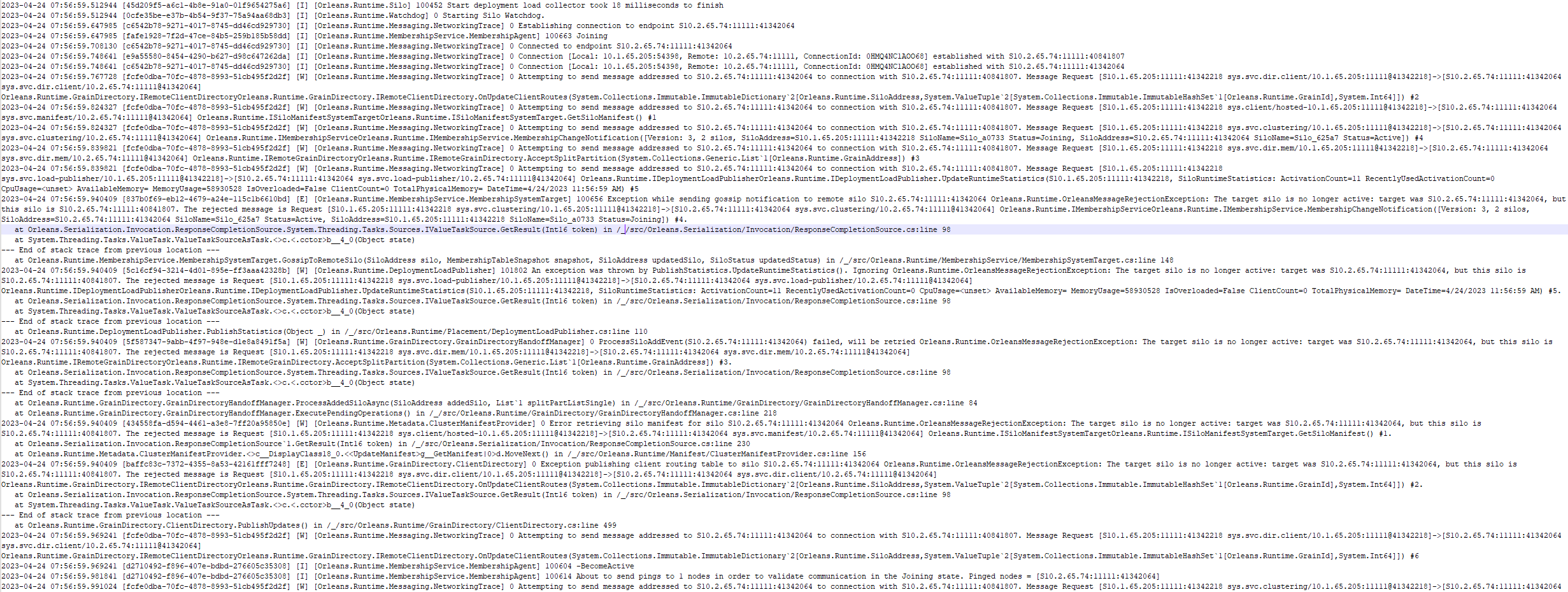Only one silo comes up · Issue #8405 · dotnet/orleans · GitHub