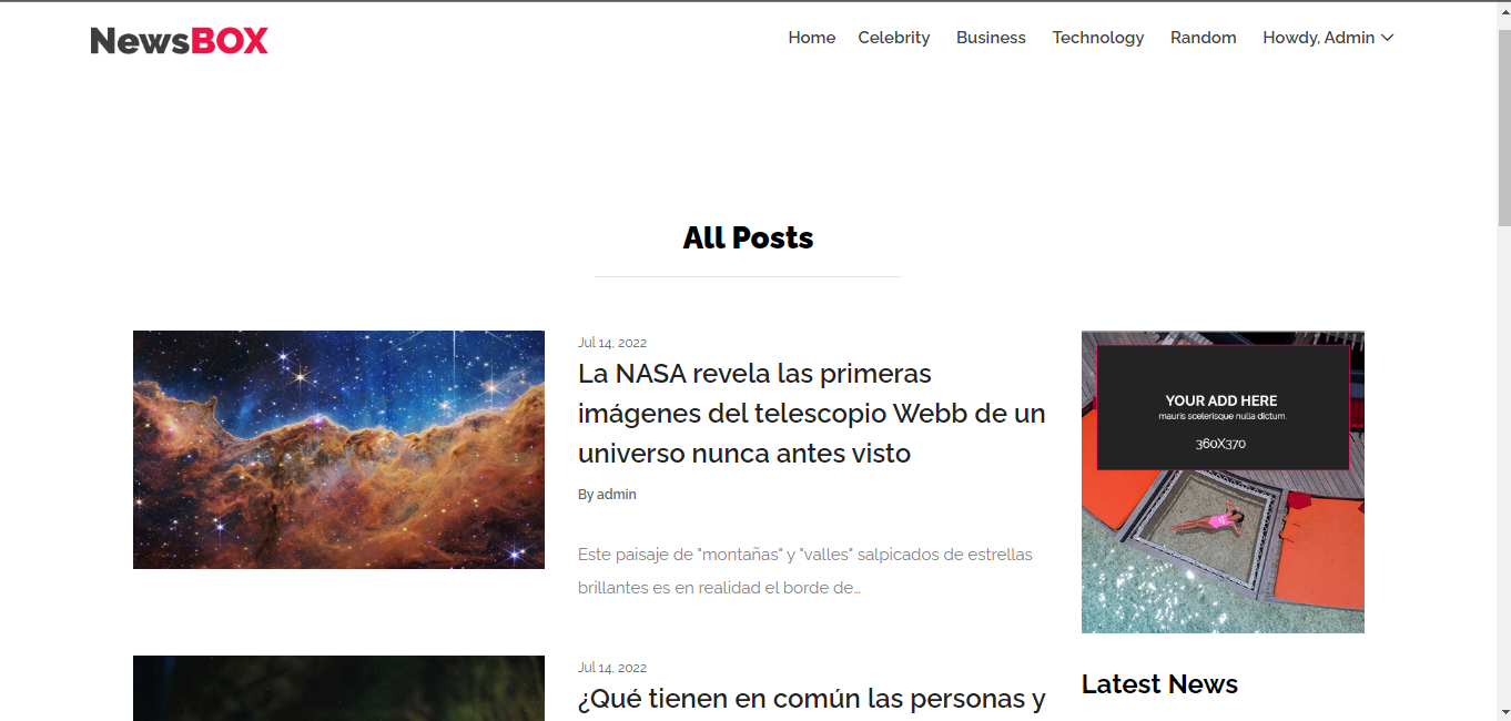 GitHub - kblandonv/django_news: News website built in Django web ...