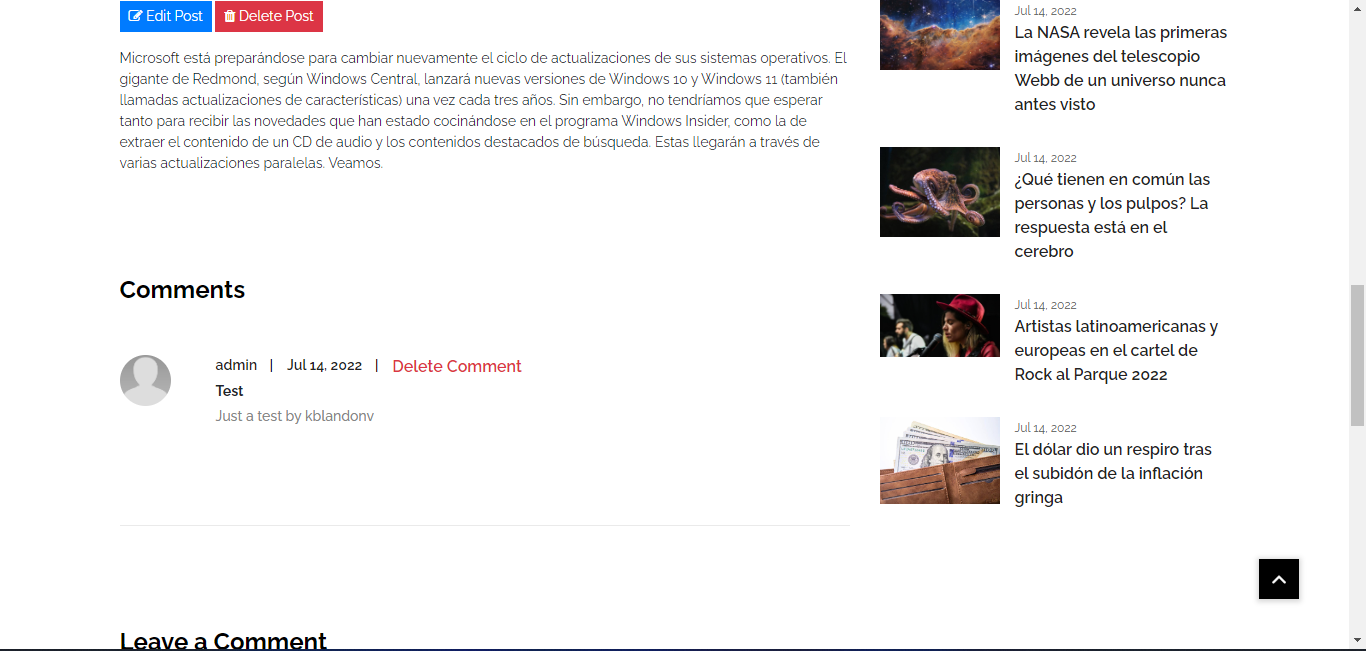 GitHub - kblandonv/django_news: News website built in Django web ...