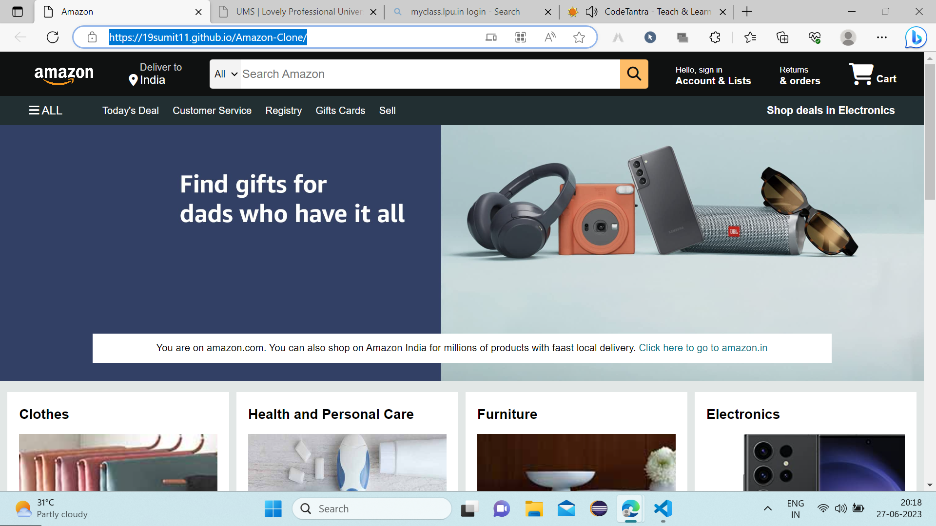 GitHub - 19sumit11/Amazon-Clone