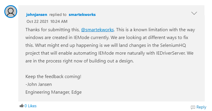 In Edge(IE mode), I can't get the handle of window which opened by window.open · Issue #8868 ...