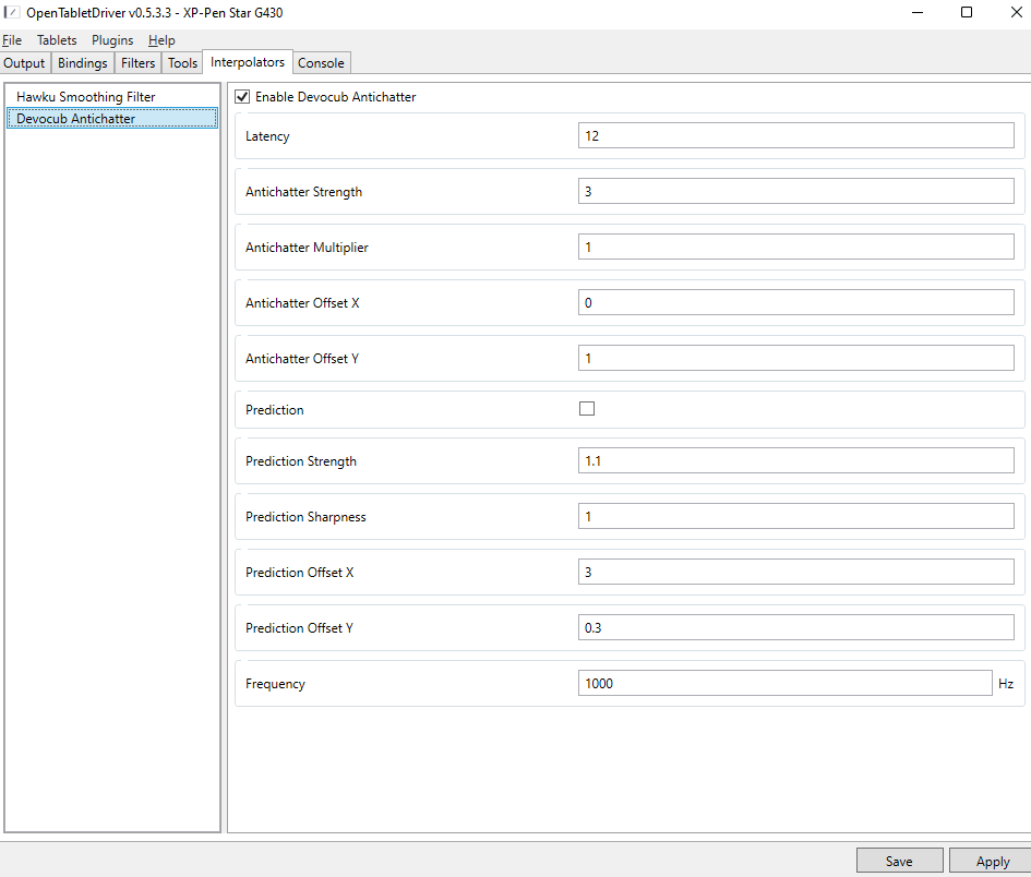 Devocub Antichatter · OpenTabletDriver OpenTabletDriver · Discussion #1540 · GitHub