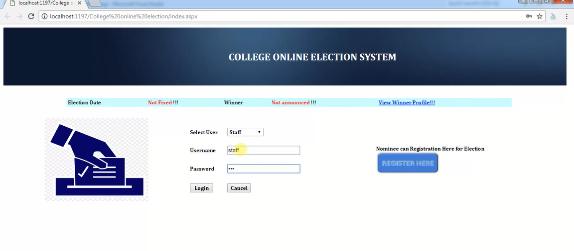 GitHub - Manjunathmca1999/ColElectionSystem: College Voting System software manages complete ...