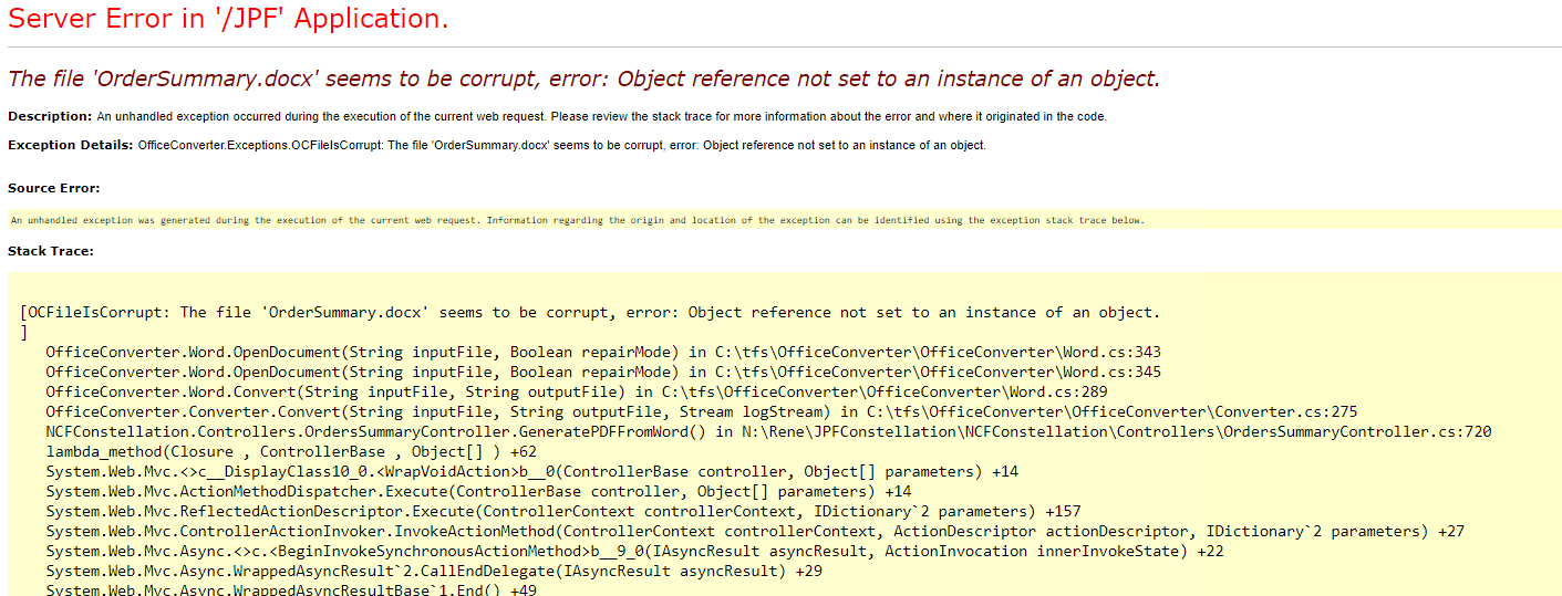 The file '' seems to be corrupt · Issue #7 · Sicos1977/OfficeConverter · GitHub