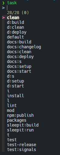 feat: include aliases in --list --silent output by pd93 · Pull Request #919 · go-task/task · GitHub