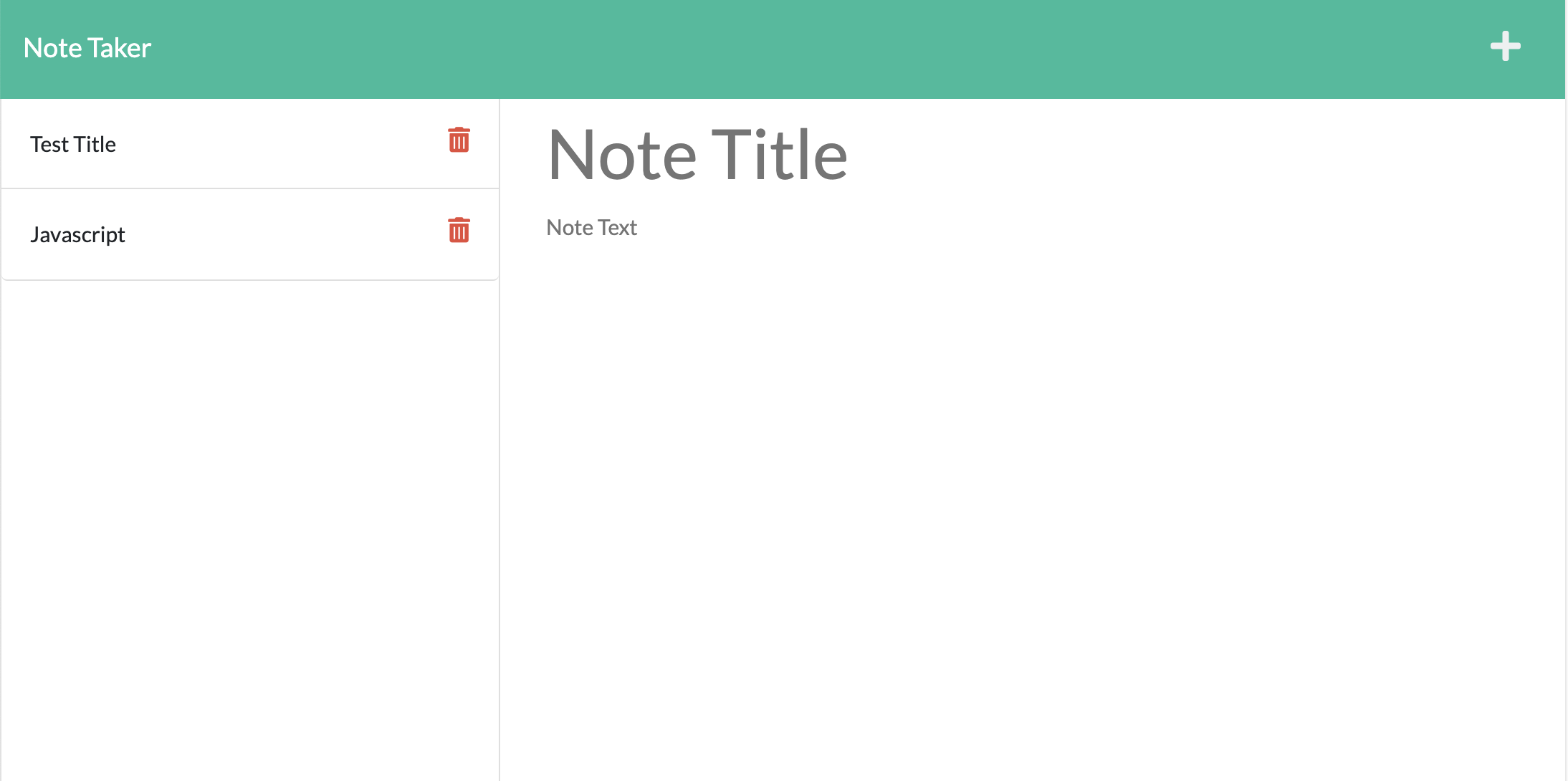 GitHub - jennykeene/note-taker