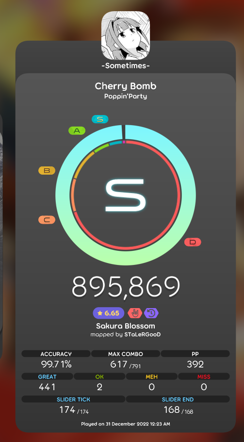 Replays imported from stable return wrong max combo on results screen · Issue #21975 · ppy/osu ...