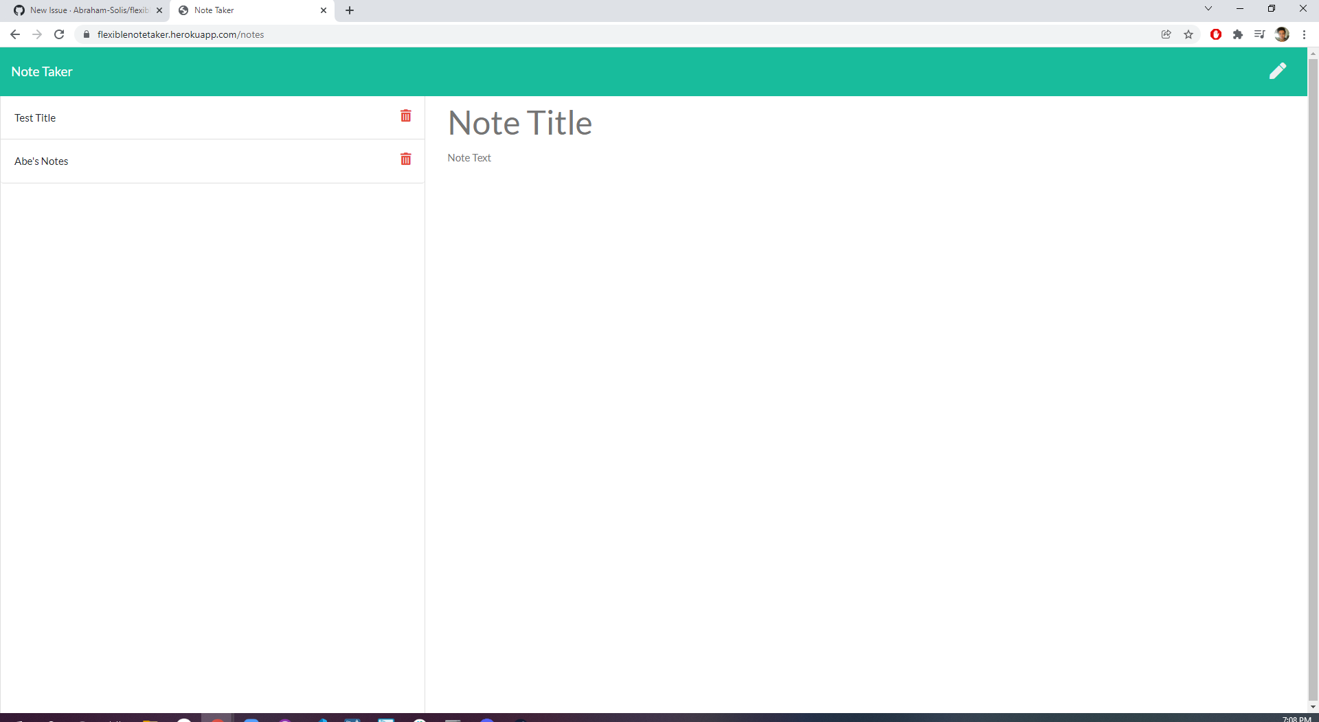GitHub - Abraham-Solis/flexibleNoteTaker