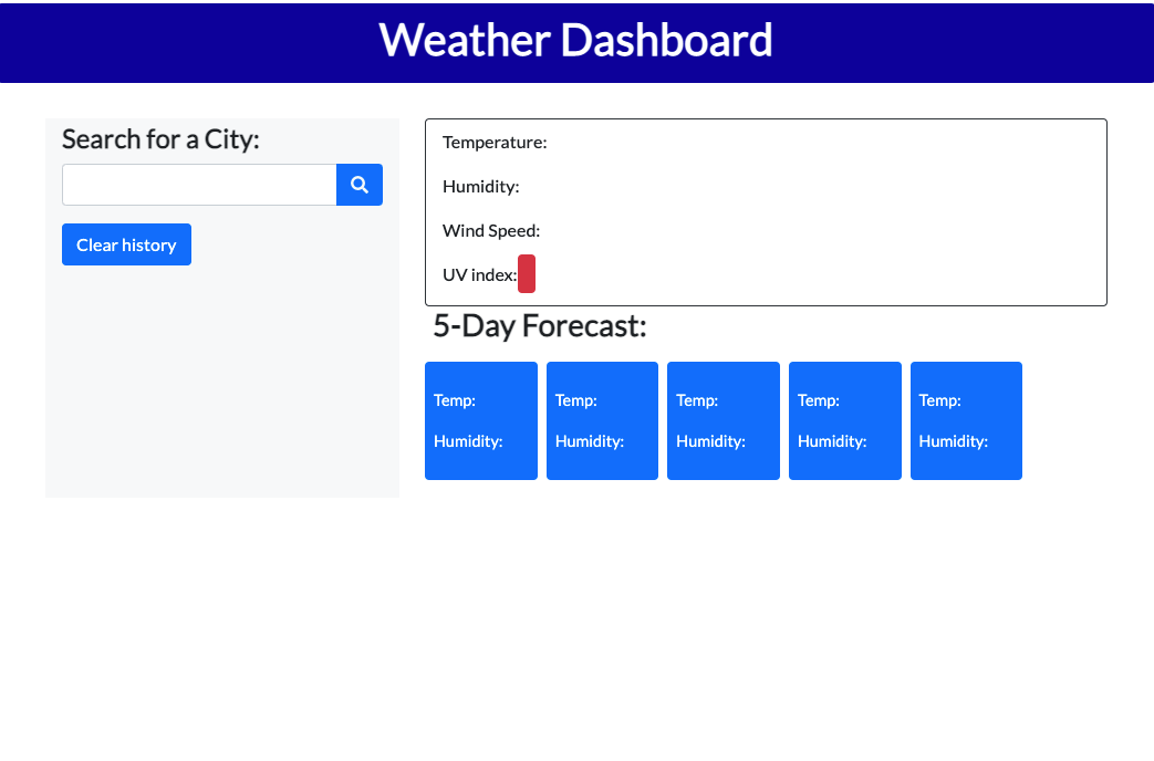 GitHub - pdguerra12/Weather-Dashboard