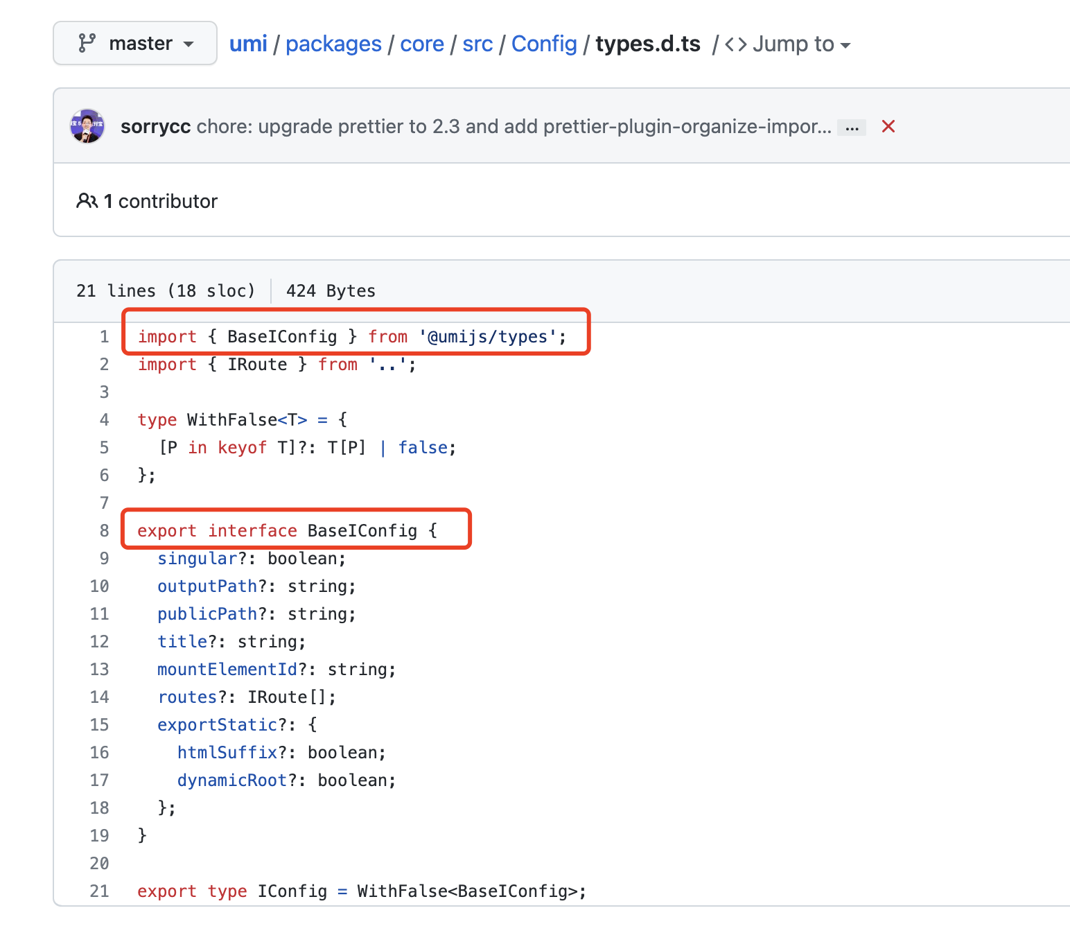 typescript 定义中有问题 · Issue #7284 · umijs/umi · GitHub
