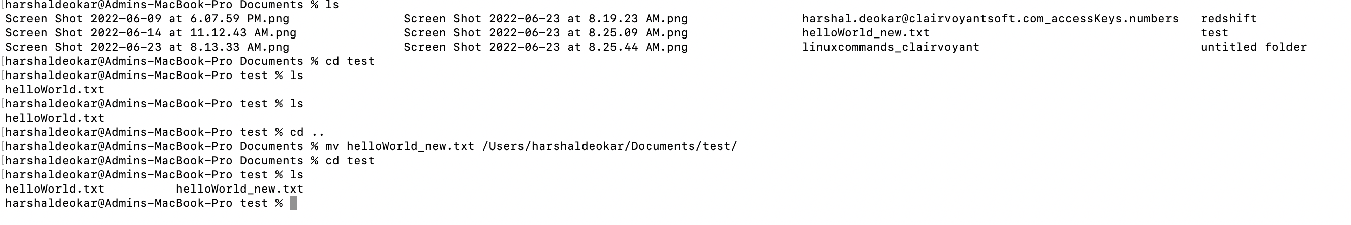 GitHub - harshaldeokarutd/linuxcommands_clairvoyant