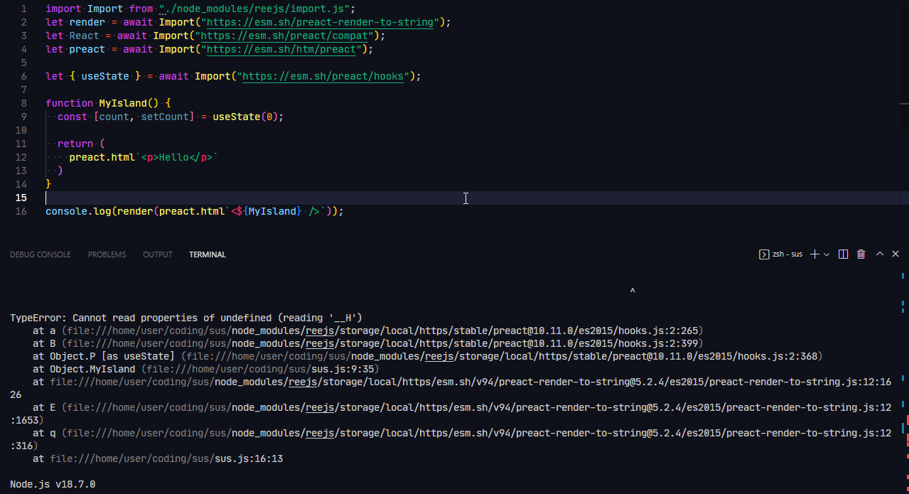 TypeError: Cannot read properties of undefined (reading '__H') · Issue #3725 · preactjs/preact ...
