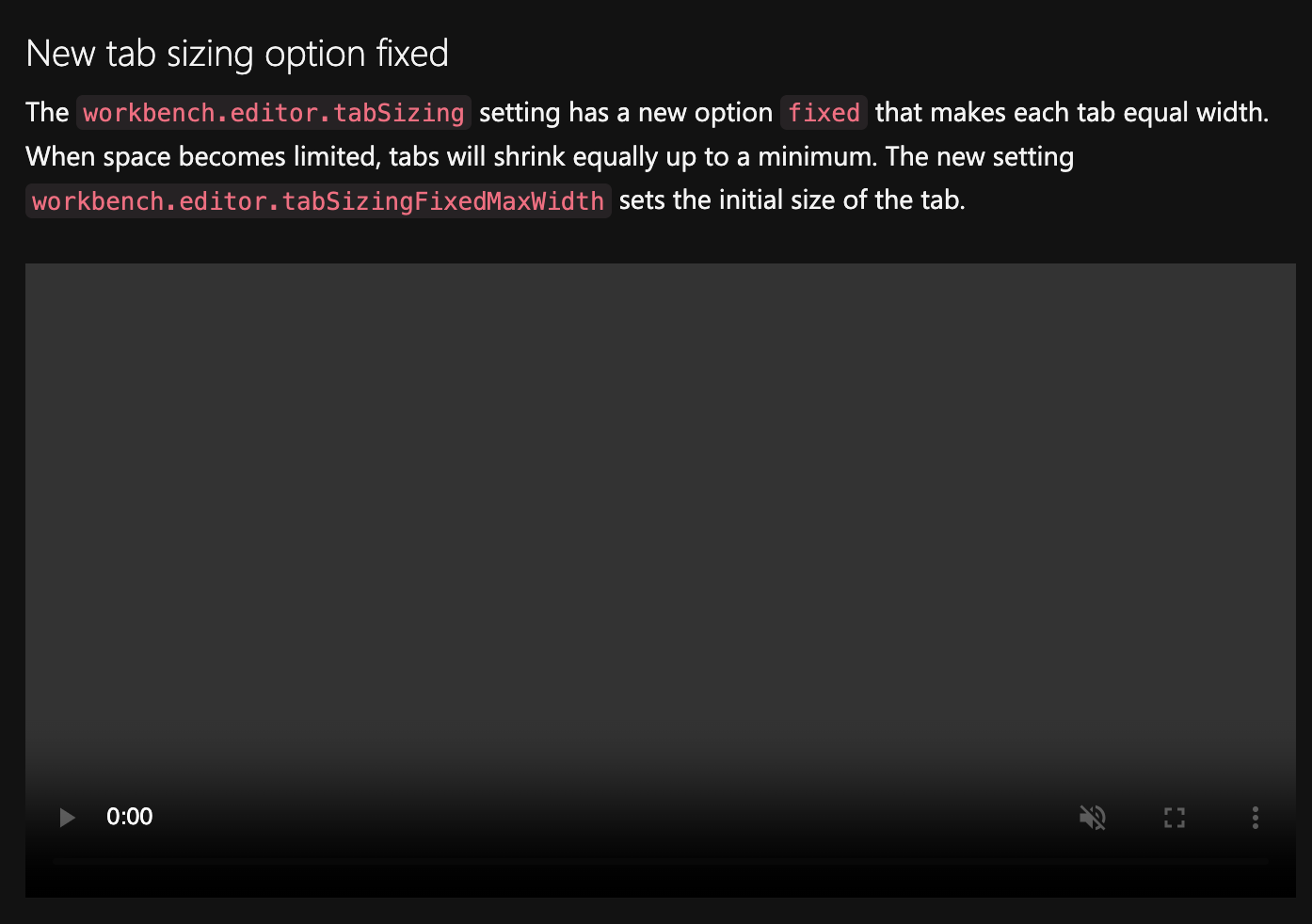 Release Notes Video Is Not Working · Issue 184875 · Microsoftvscode · Github 