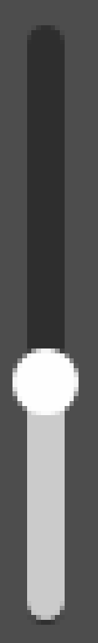 The VSlider Grabber Area Highlight doesn't go all the way down the ...