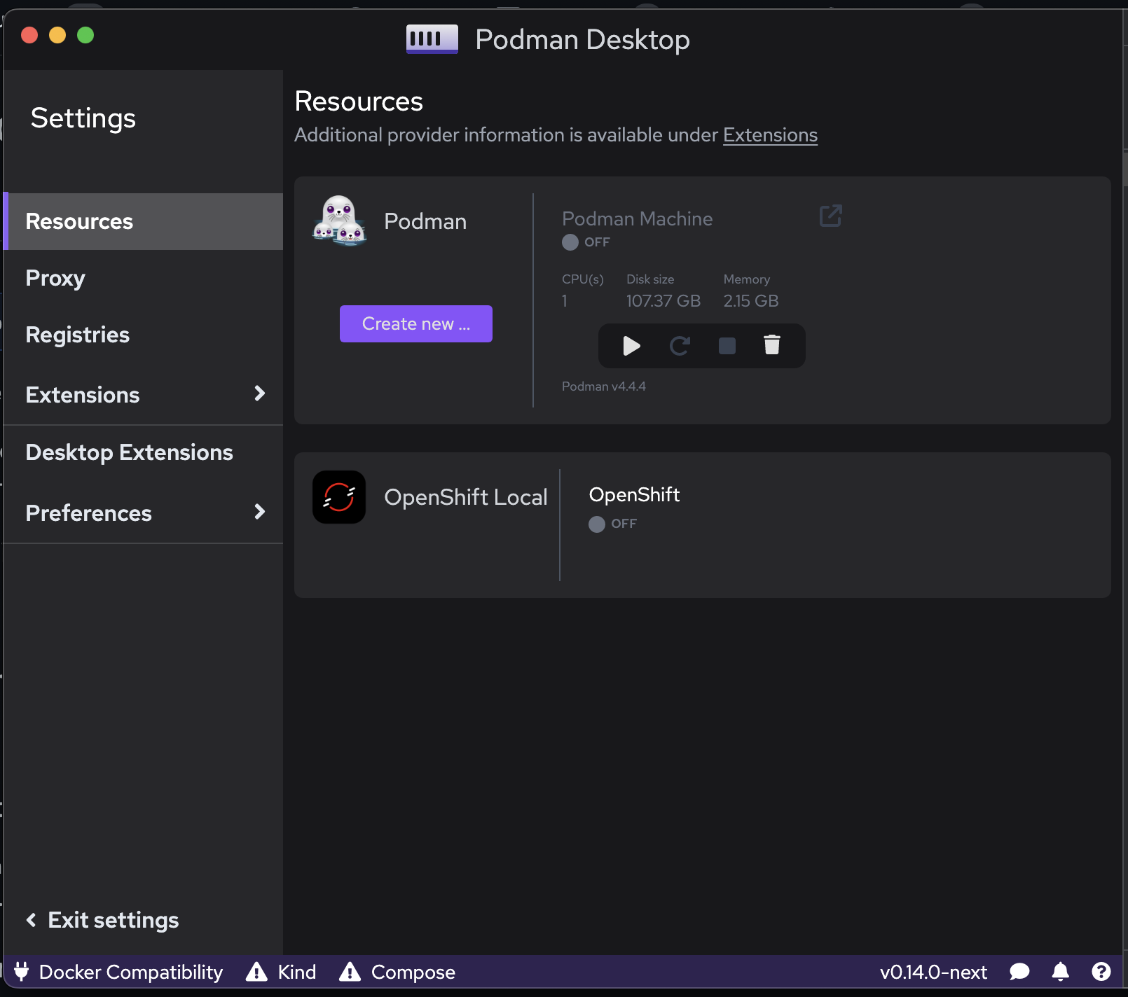 Kubernetes Connection Lifecycle Object Is Not Show In Resources Page · Issue 1981 · Podman