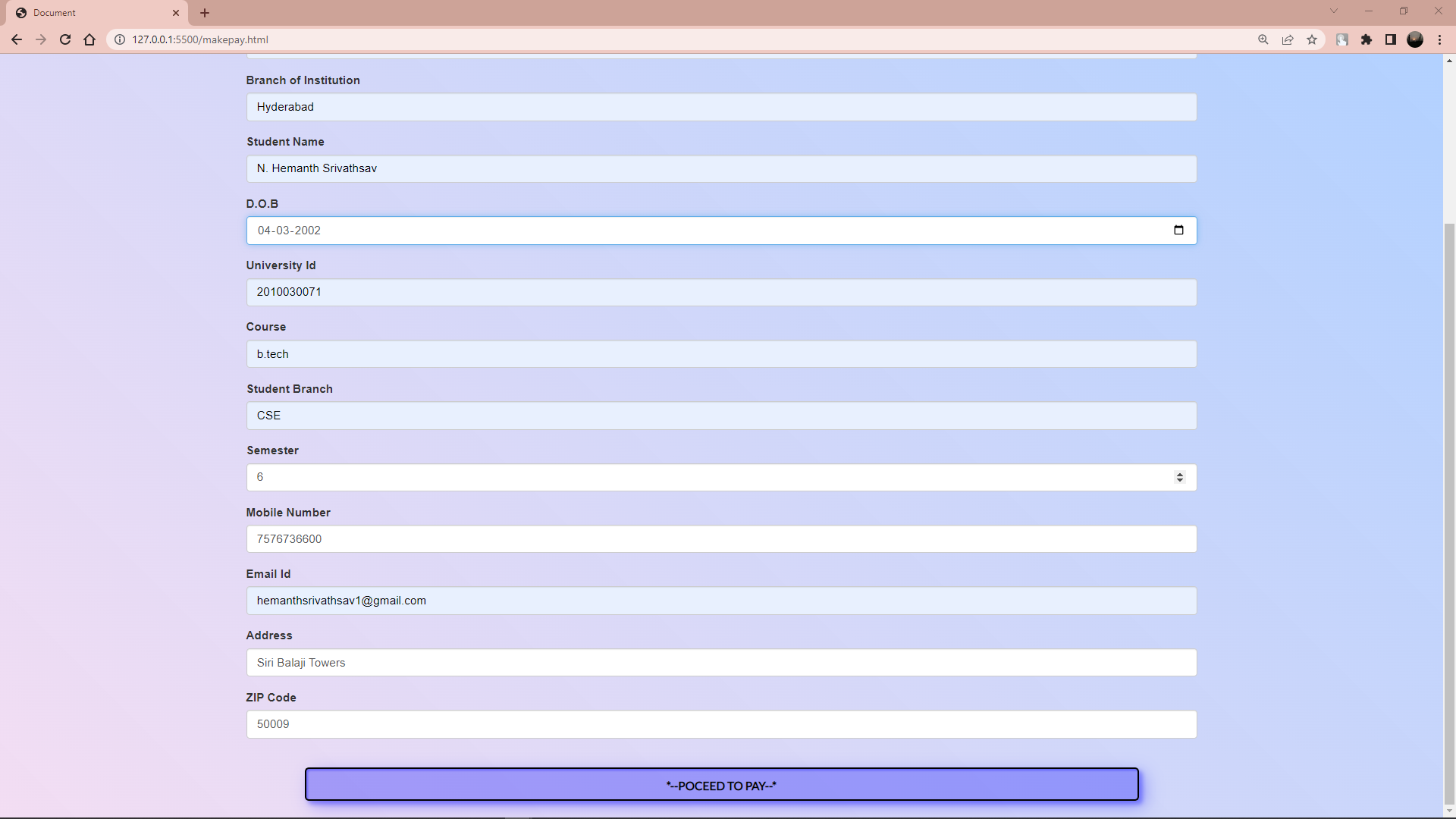 GitHub - hemanthsrivathsav/Paytrix: A One-Stop Website for Tuition Fee Payments