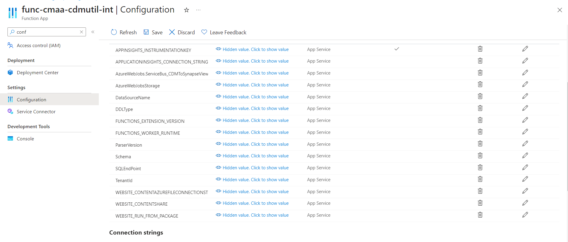 DataSourceName Parameter is not working while configuring CDM util Function App · Issue #255 ...