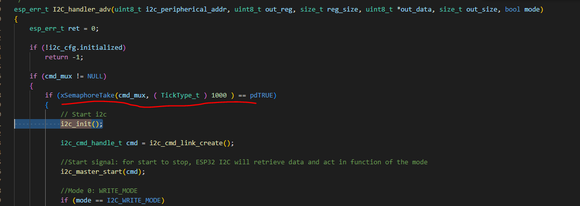 I2c Semaphore Error Idfgh 7453 · Issue 9028 · Espressifesp Idf · Github