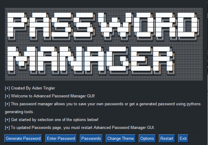 GitHub - aiden04/advanced-password-manager-gui: A password manager with a saving and generating ...