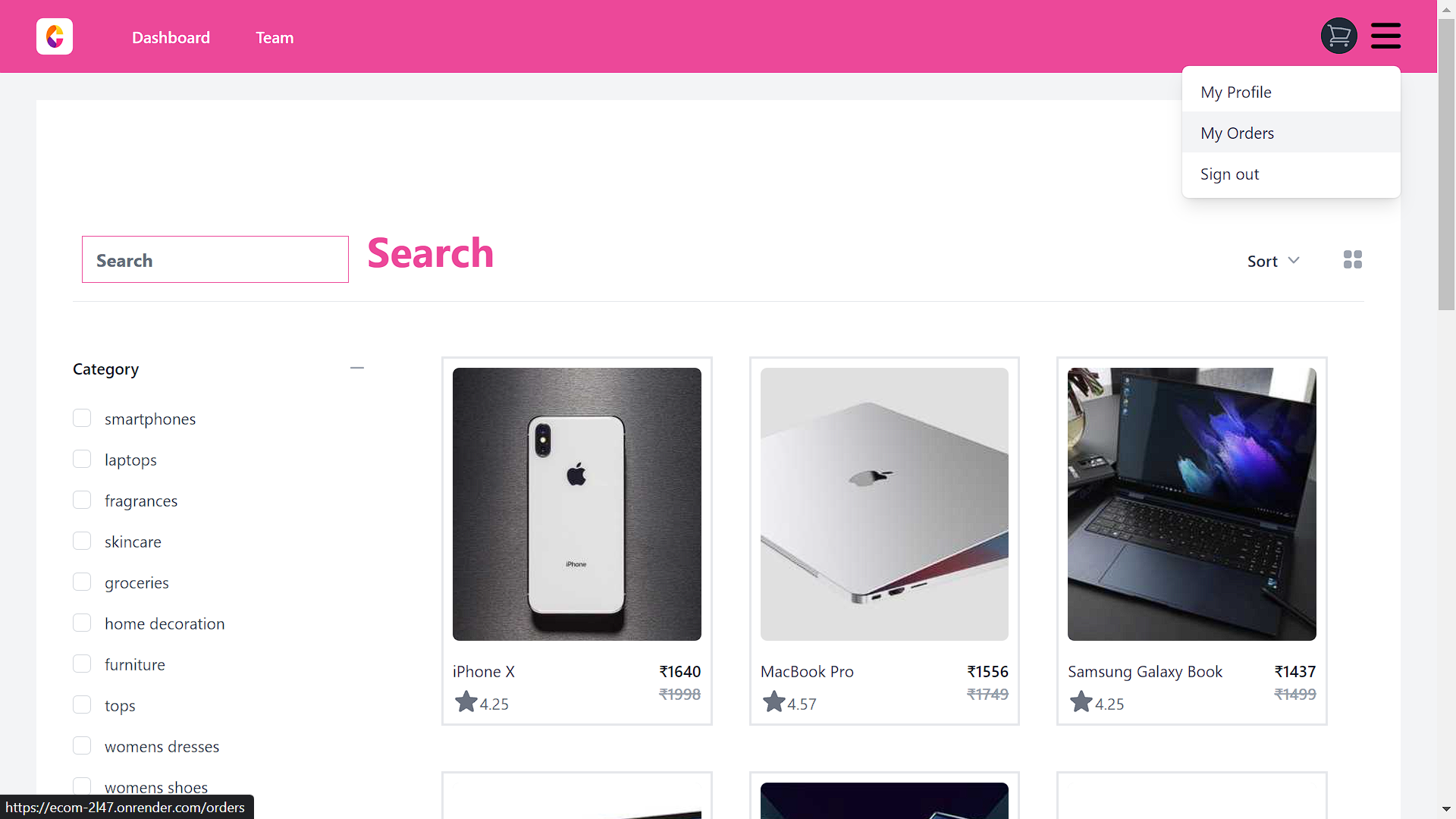 GitHub - soheb21/MERN-Ecommerce