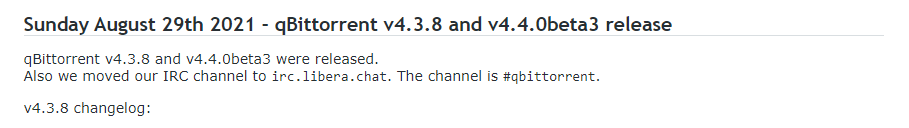 No freenode references have been updated to libera. · Issue #15655 · qbittorrent/qBittorrent ...