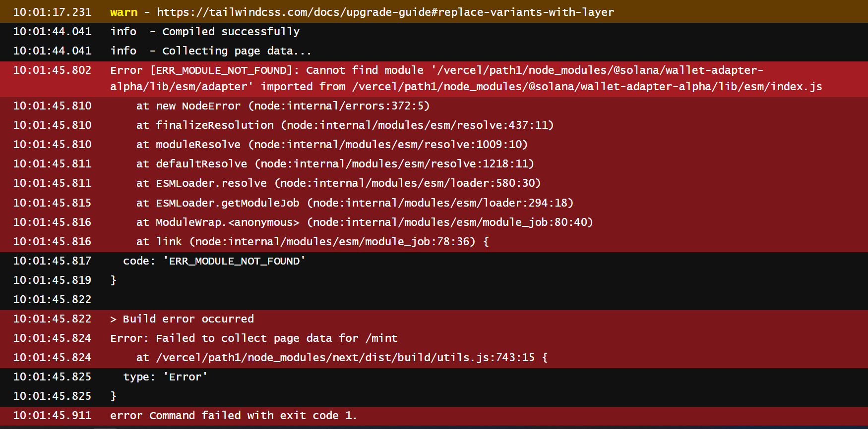 Import error during build for esm/adapter in new wallet-adapter versions · Issue #545 · anza-xyz ...