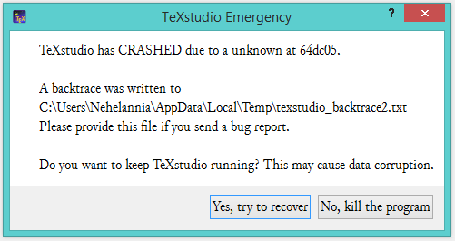Texstudio keeps crashing on startup · Issue #2835 · texstudio-org/texstudio · GitHub