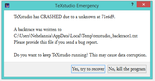 Texstudio keeps crashing on startup · Issue #2835 · texstudio-org/texstudio · GitHub
