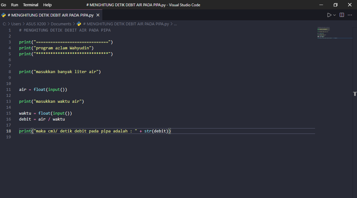 GitHub - Azlamwahyudin/Menghitung-liter-debit-waktu-air