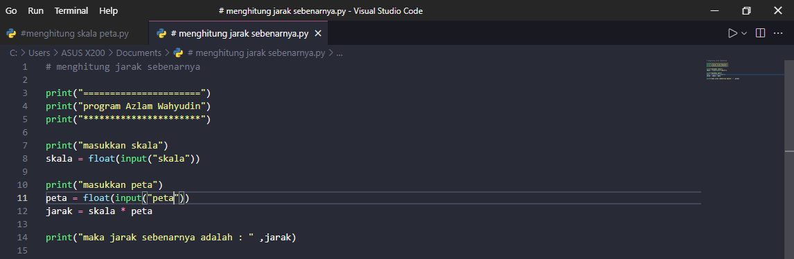 GitHub - Azlamwahyudin/Menghitung-skala