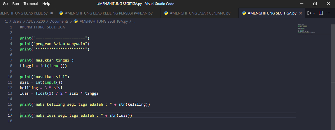 GitHub - Azlamwahyudin/MENGHITUNG-BANGUN-DATAR