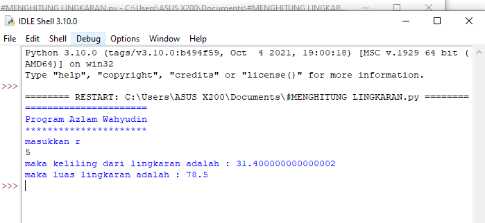 GitHub - Azlamwahyudin/MENGHITUNG-BANGUN-DATAR
