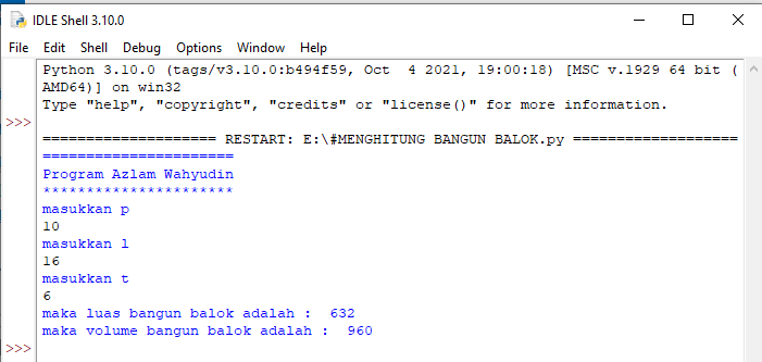 GitHub - Azlamwahyudin/MENGHITUNG-BANGUN-RUANG