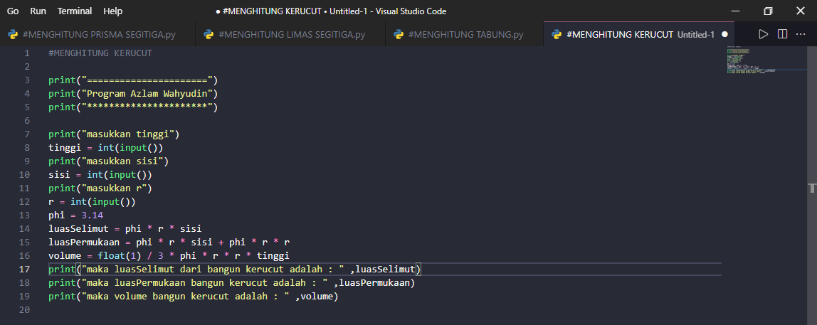 GitHub - Azlamwahyudin/MENGHITUNG-BANGUN-RUANG