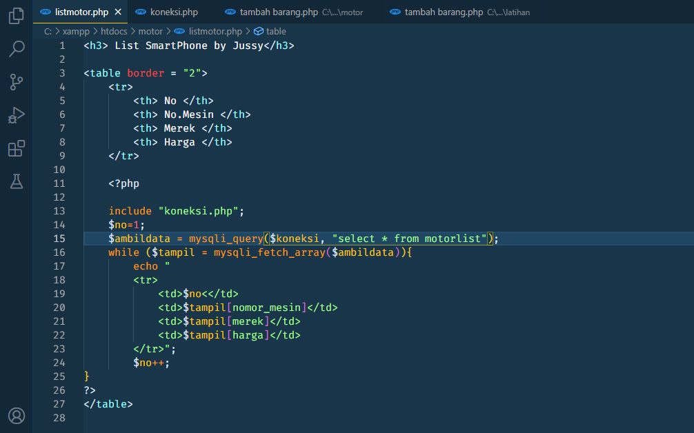 GitHub - Azlamwahyudin/list-Motor-framework
