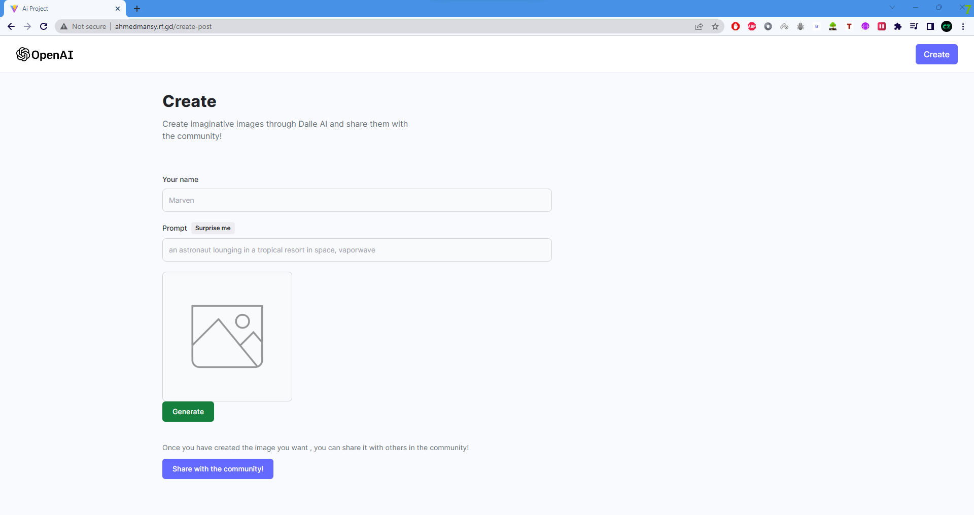 GitHub - Ahmed14z/Dalle-AI-Image-Generator_FullStack GitHub - Ahmed14z/Dalle-AI-Image-Generator_FullStack