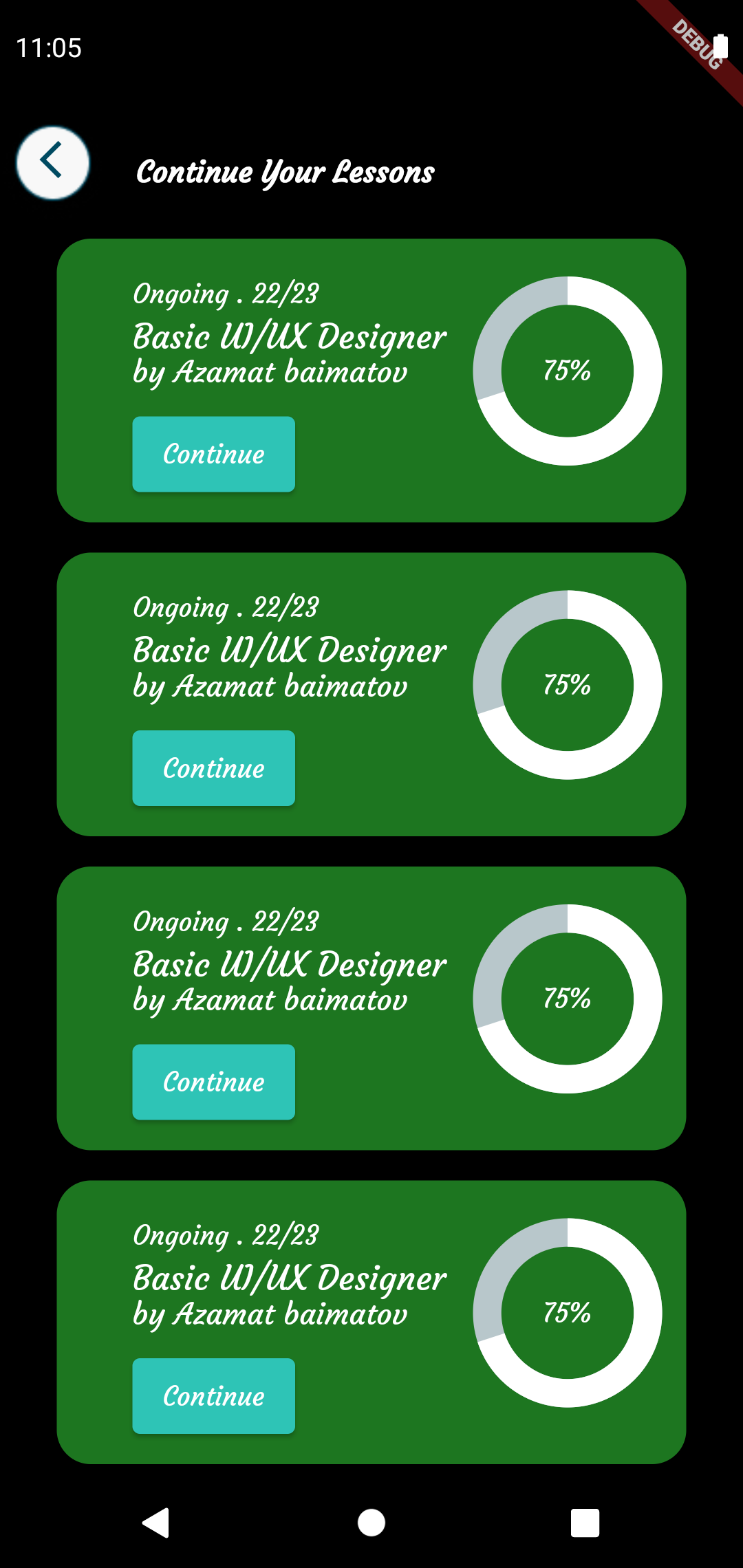 GitHub - MoizArshad10/Education-app: Clean Code with GetX and Firebase auth