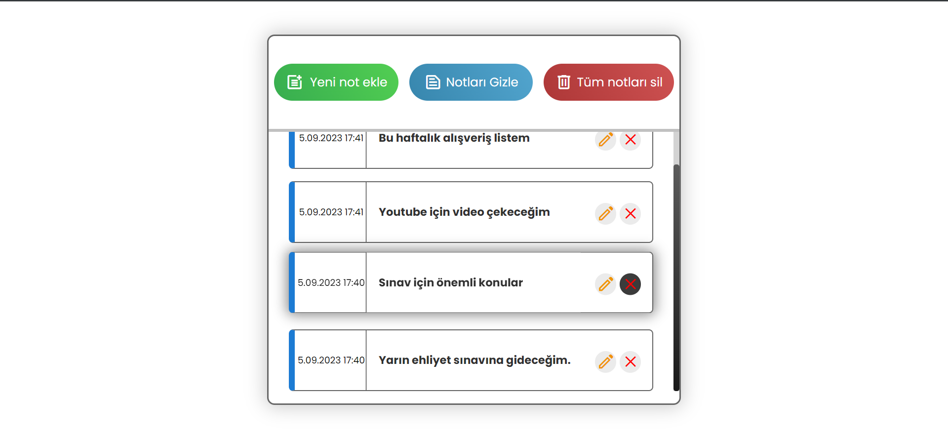 GitHub - HamzaDogann/NOTE-APP: Hey! This is a note-taking application I created using HTML, CSS ...