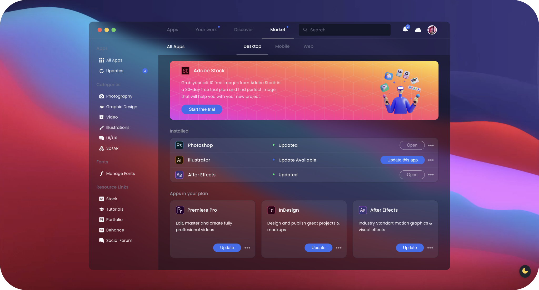 GitHub - aftabrehan/creative-cloud-dashboard-redesign