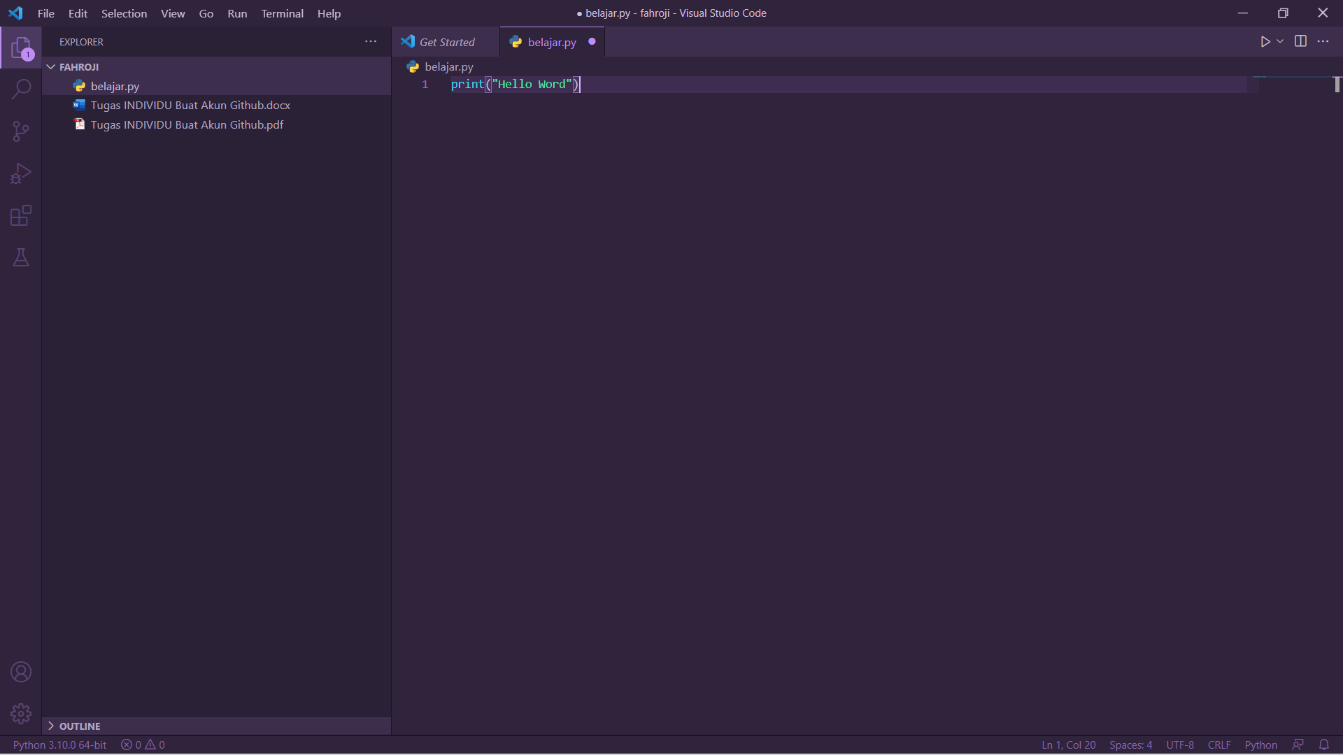 GitHub - fahroji077/tugaas-individu-II