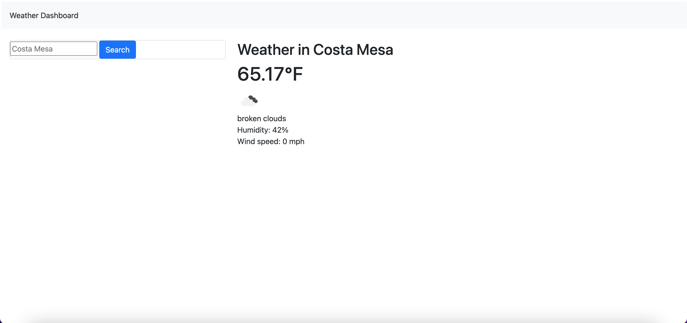 GitHub - Harrison-Reich/weatherDashboard